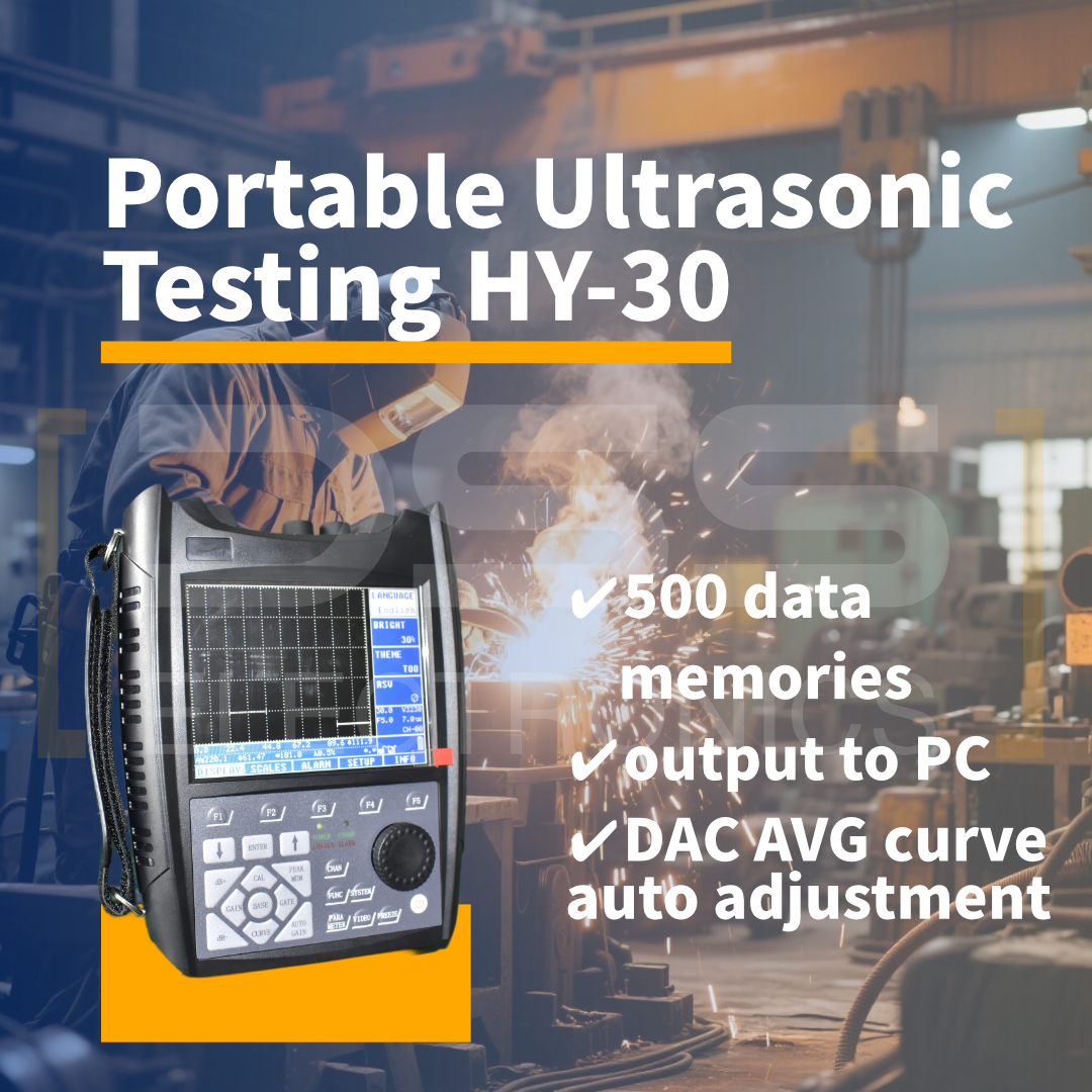 Portable Ultrasonic Flaw Detector | HY-30 NDT Equipment for Weld Testing